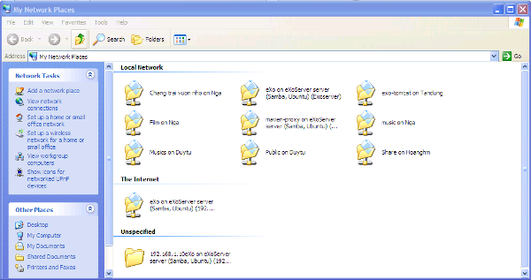 Windows Xp My Network Places