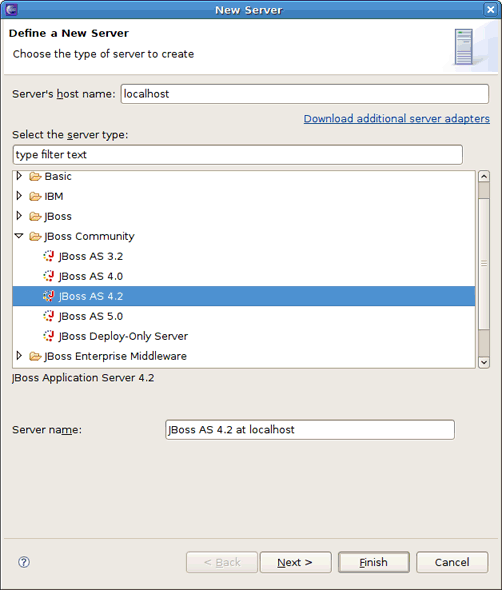 Chapter 2. Runtimes and Servers in the JBoss AS plugin