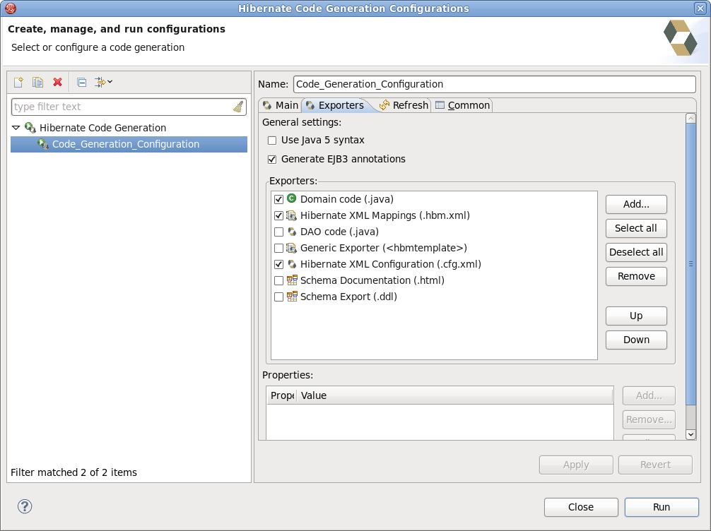 Hibernate Tools Reference Guide